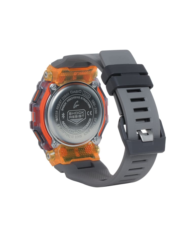 GBD200SM-1A5 | Transparent Orange Move Watch - G-SHOCK | CASIO