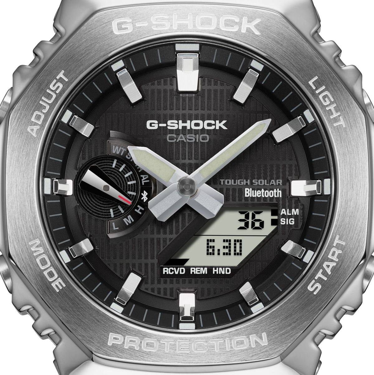 GBM2100-1A | G-SHOCK G-STEEL Silver | CASIO