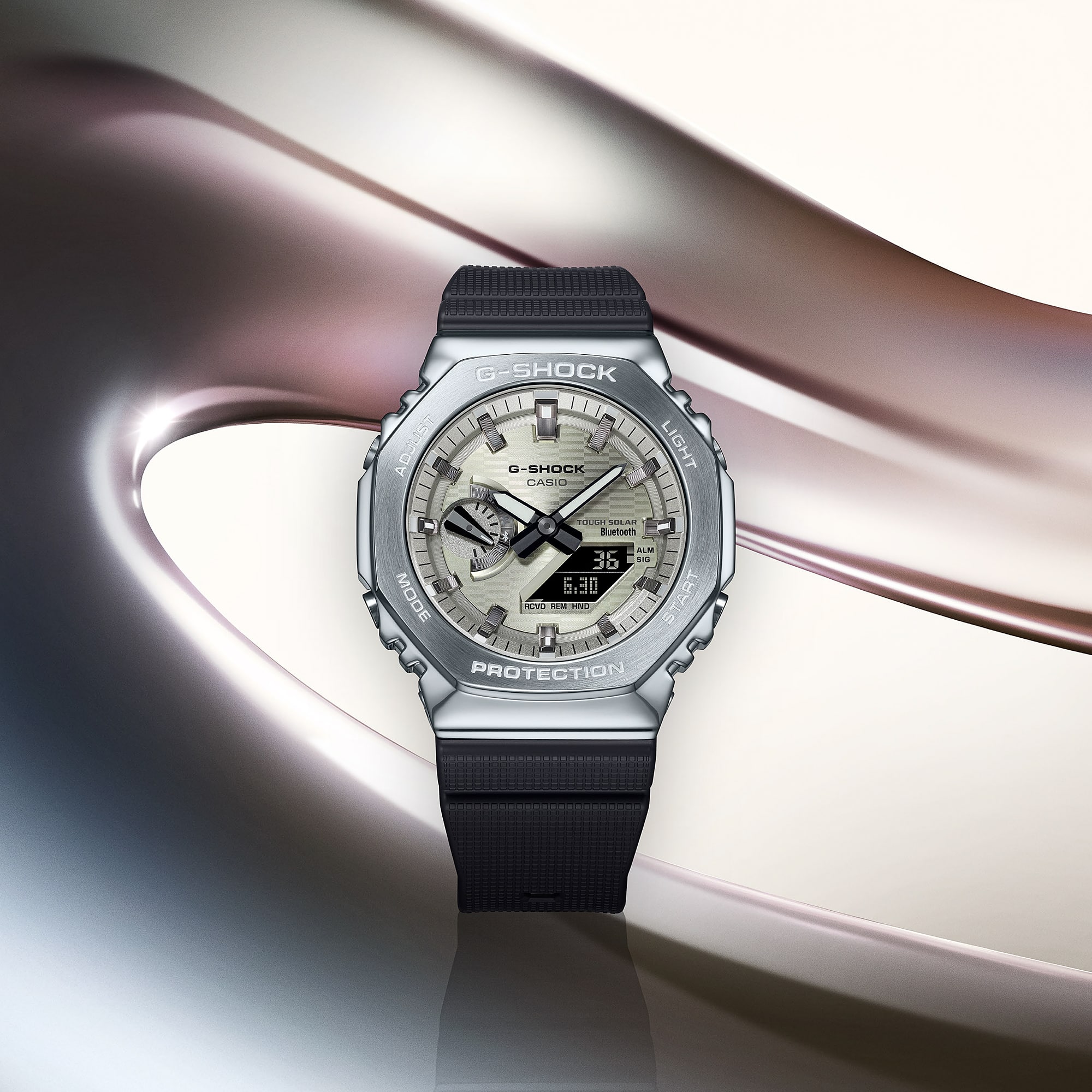 GBM2100A-8B | G-SHOCK G-STEEL Silver | CASIO