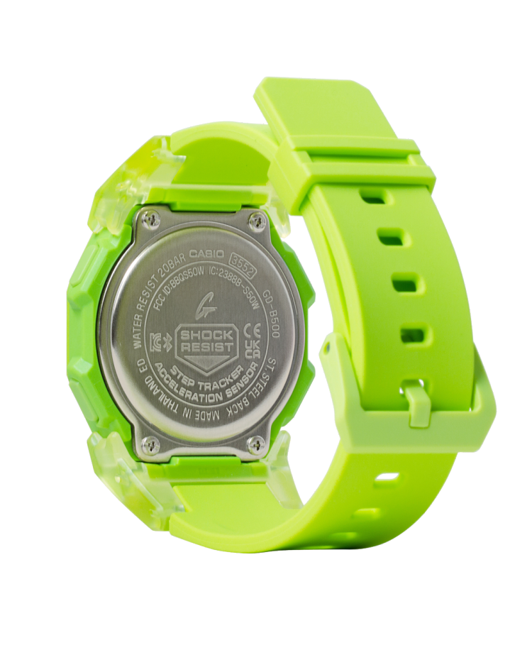 GDB500S-3 | Digital Green Step-Counter Watch | Casio G-SHOCK