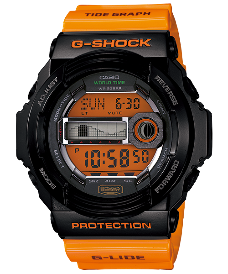 GLX150-4 | G-SHOCK G-LIDE Black | CASIO