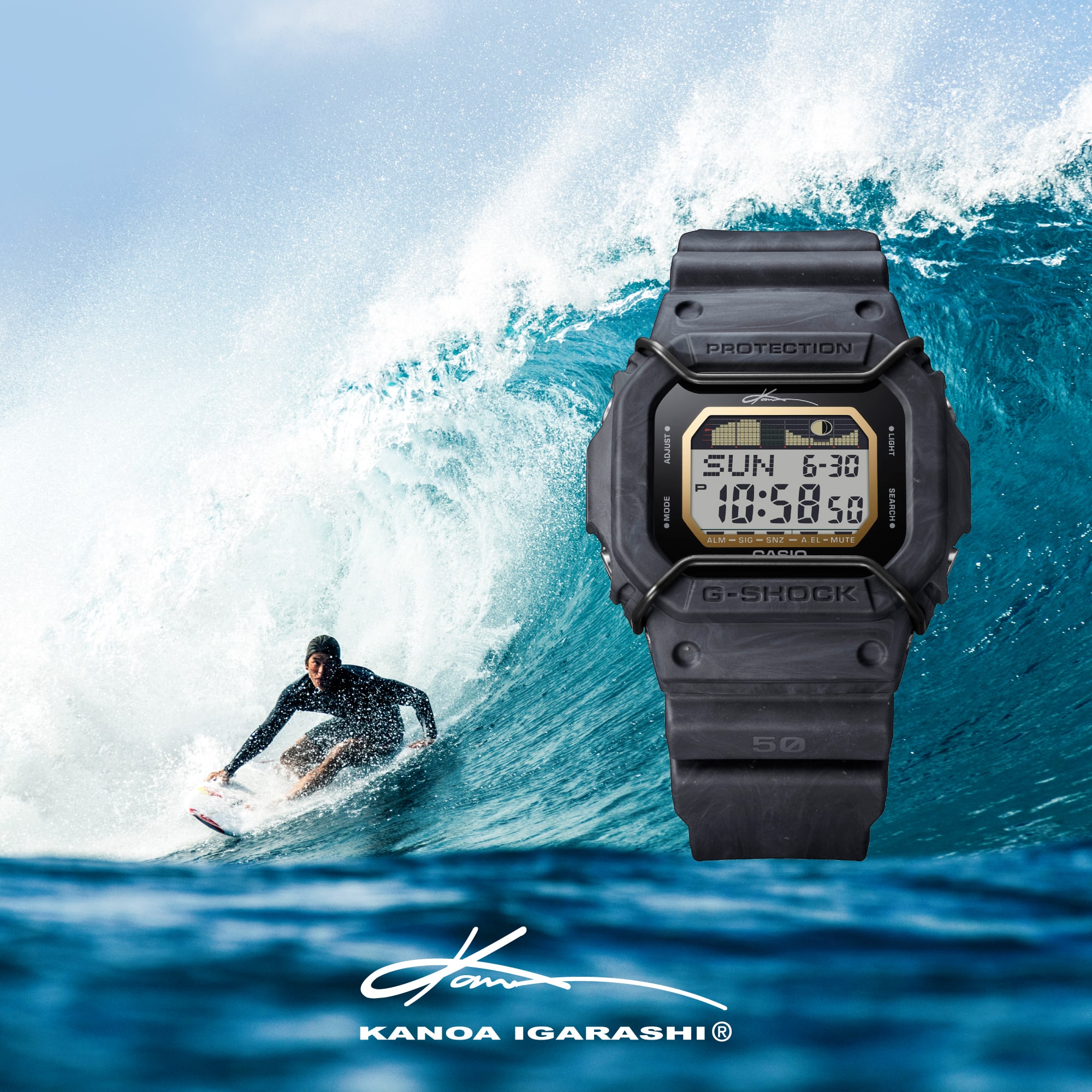 GLX5600KB-1 | G-SHOCK G-LIDE Black | CASIO