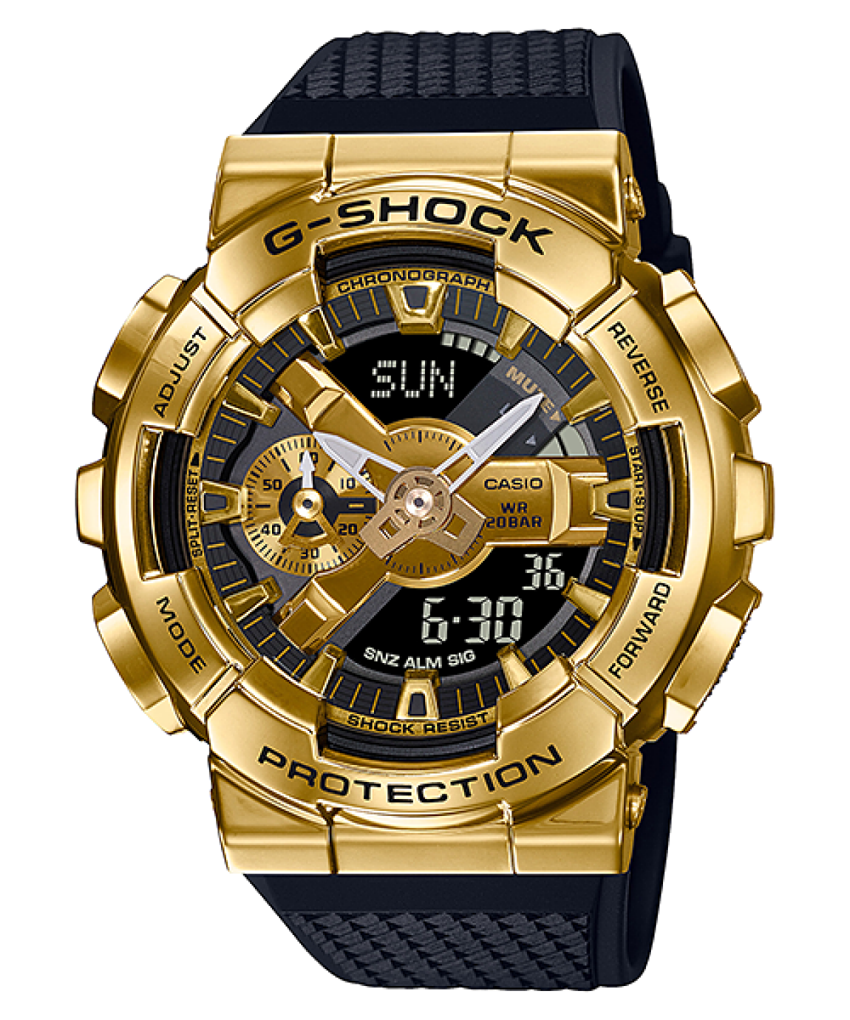 GM110G 1A9 Analog Digital Black And Gold Men s Watch G SHOCK CASIO GM110G 1A9 Analog Digital Black And Gold Men s Watch G SHOCK CASIO
