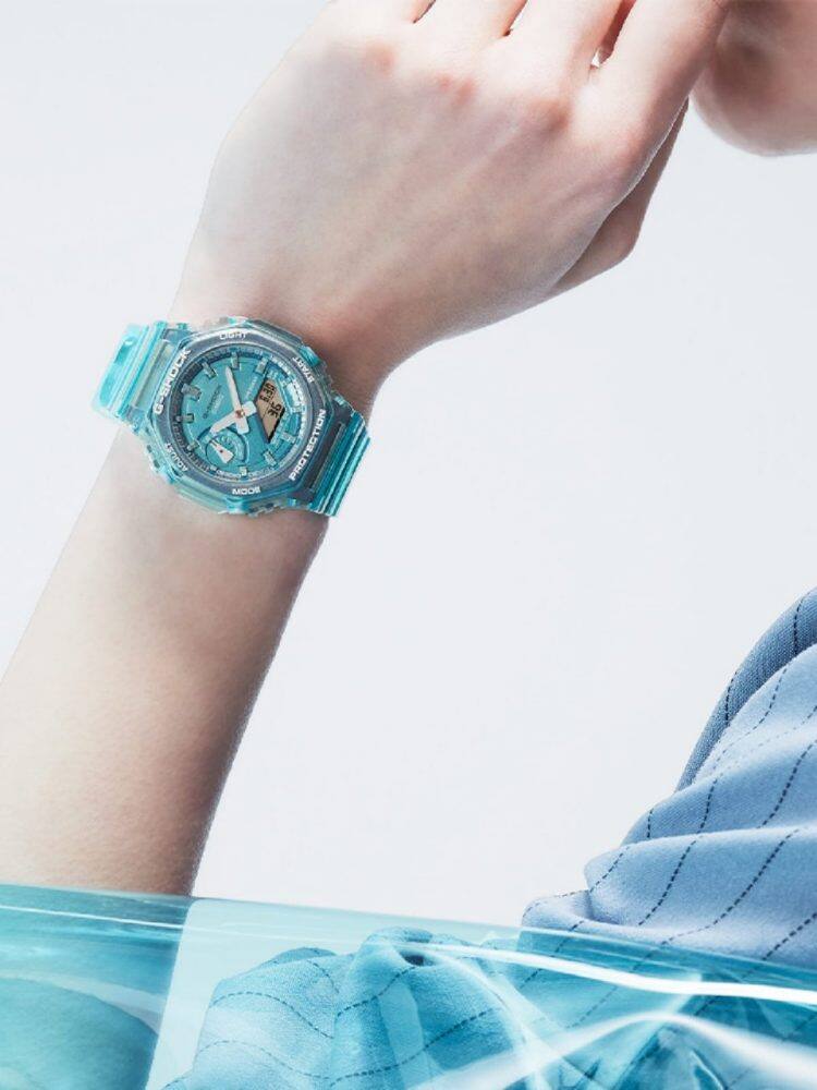 GMAS2100SK2A | Light Blue Analog-digital Women's Watch - G-SHOCK | CASIO