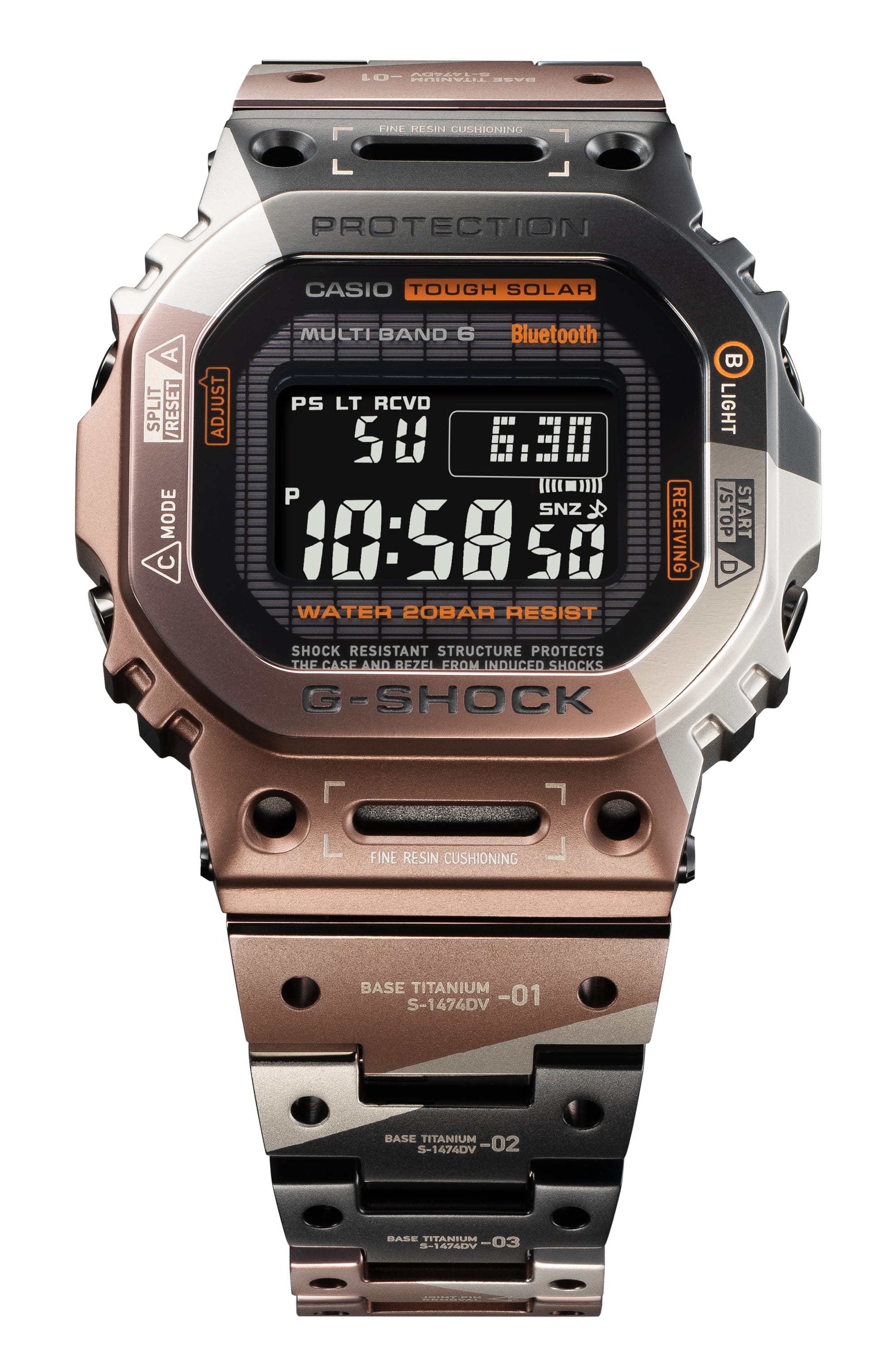 GMWB5000TVB1 | Black Full Metal Watch - G-SHOCK | CASIO