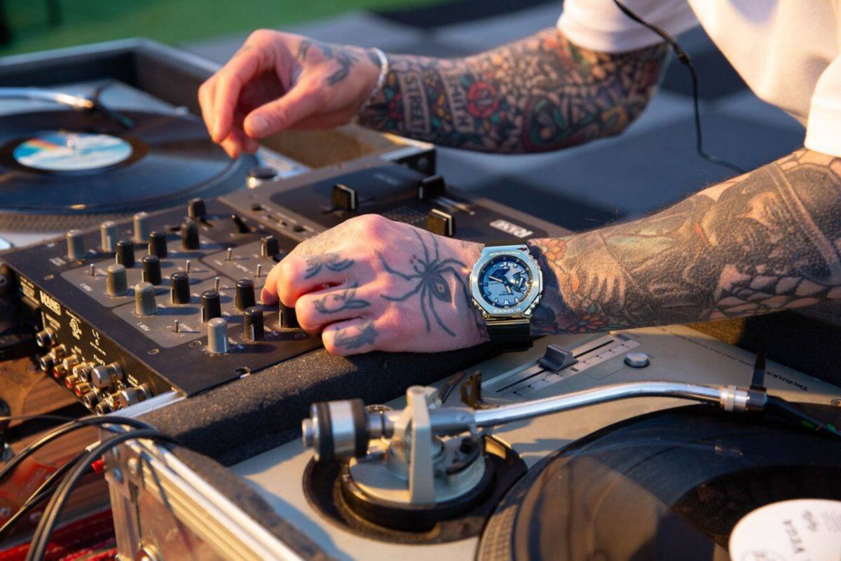 GM2100-1A | Black/Silver Steel Metal Watch | Casio G-SHOCK