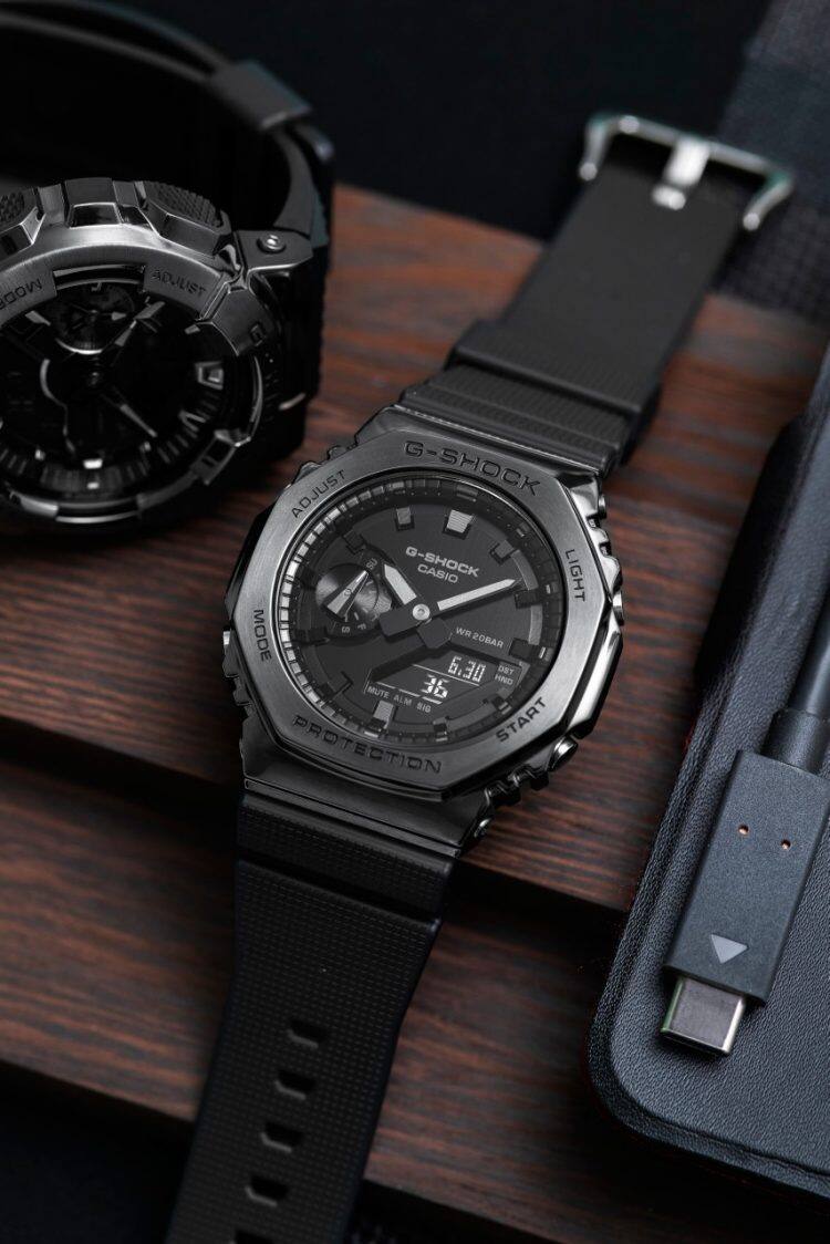 GM2100BB-1A | G-SHOCK G-STEEL Black | CASIO