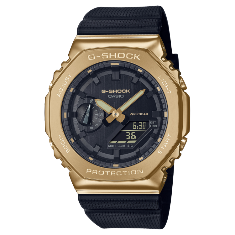 GM2100G-1A9 | Gold Analog-digital Women's Fashionable Metal Watch - G ...