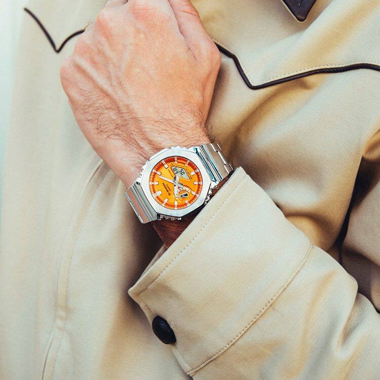 GM2110D-4A | Luxury Watch: Orange Dial Watch | Casio G-SHOCK