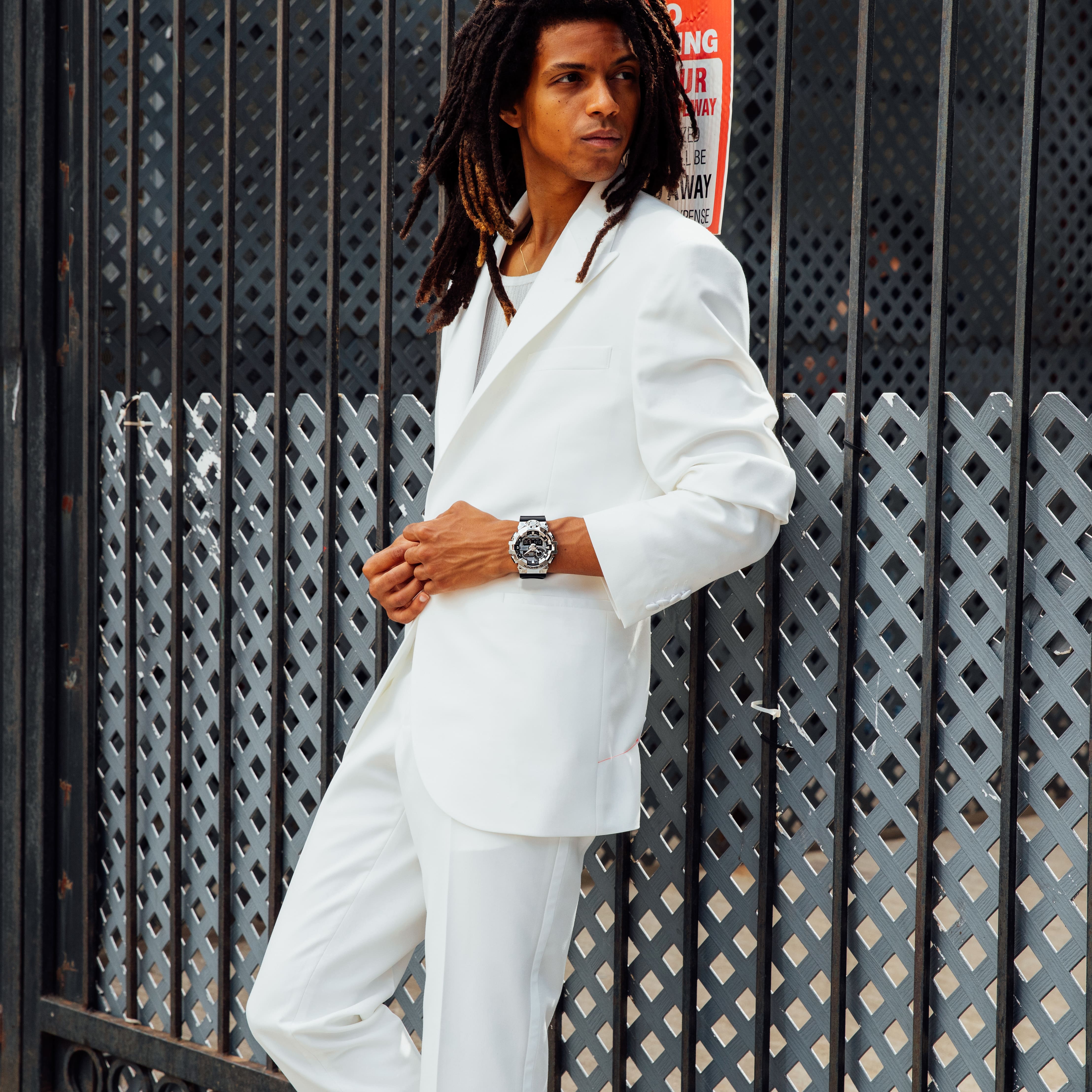 GM700-1A | Men’s Stainless-Steel Watch: Silver | Casio G-SHOCK