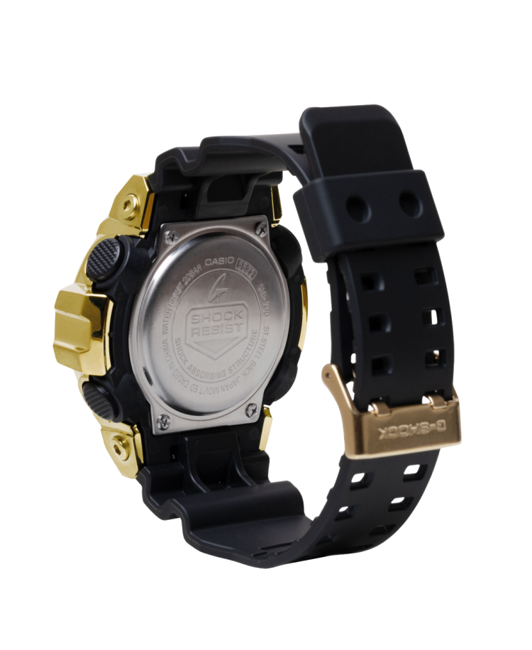 GM700G-9A | Black and Gold Stainless-Steel Watch | Casio G-SHOCK