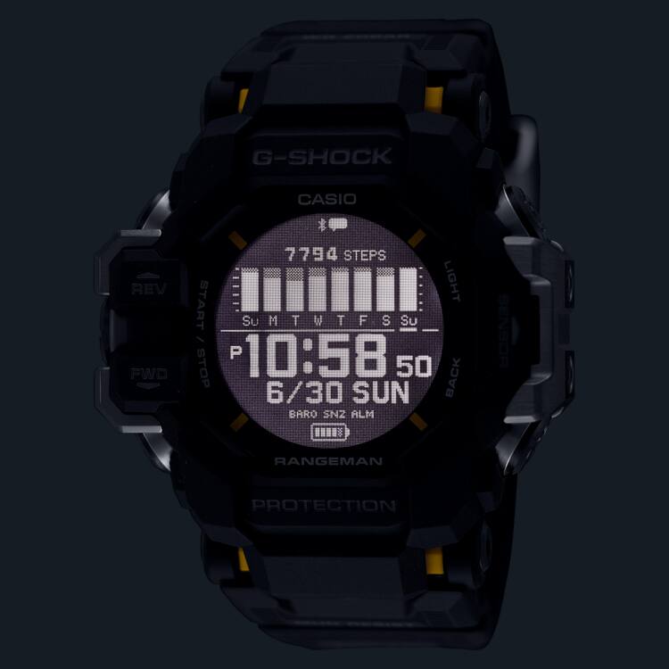 GPRH1000-1 | Black Master of G Rangeman GPS Watch | Casio G-SHOCK