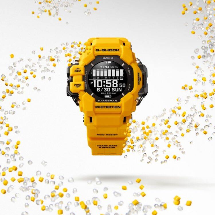 GPRH1000-9 | Yellow Rangeman GPS Navigation Watch | Casio G-SHOCK