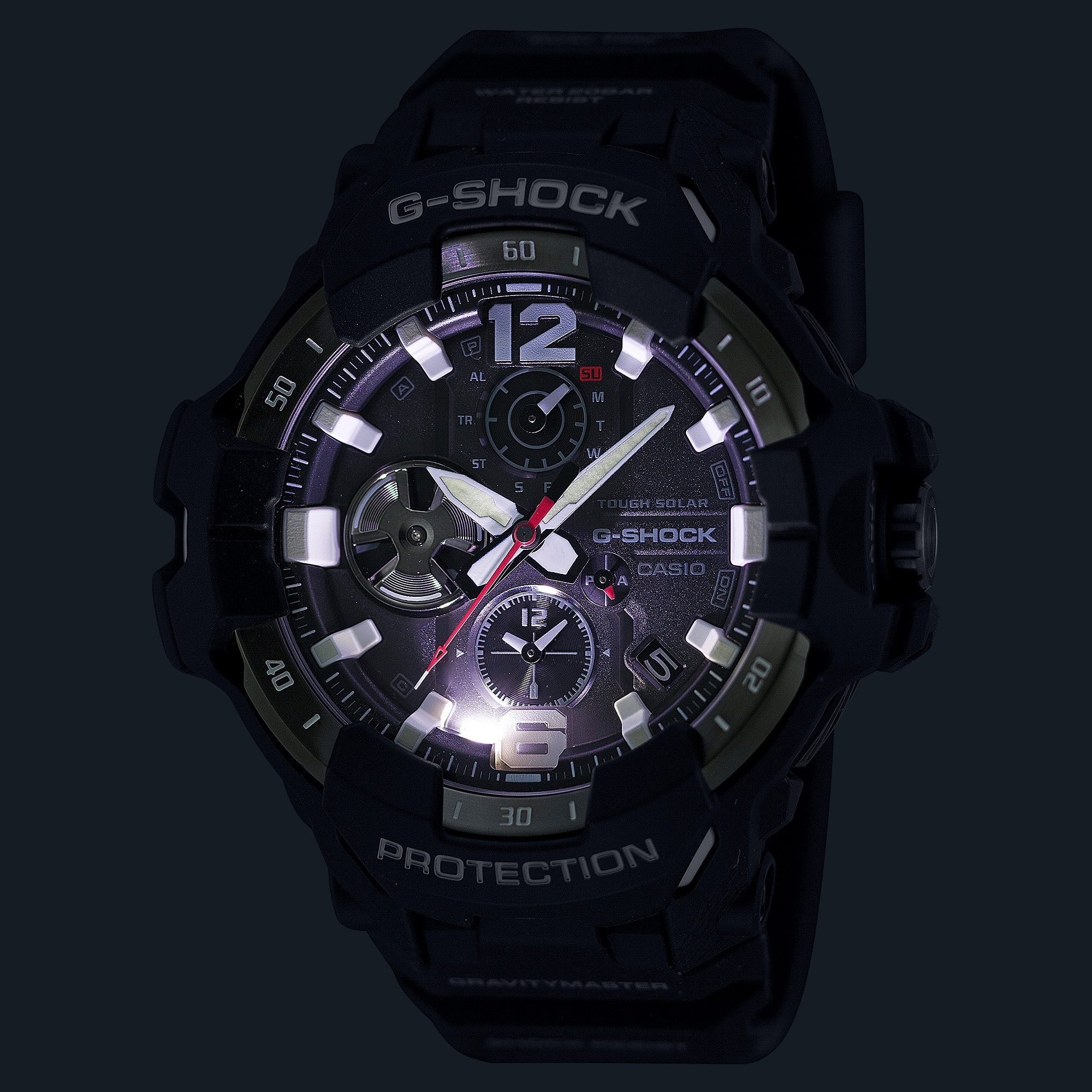 GRB300-1A | Black GRAVITYMASTER Pilot Watch | Casio G-SHOCK