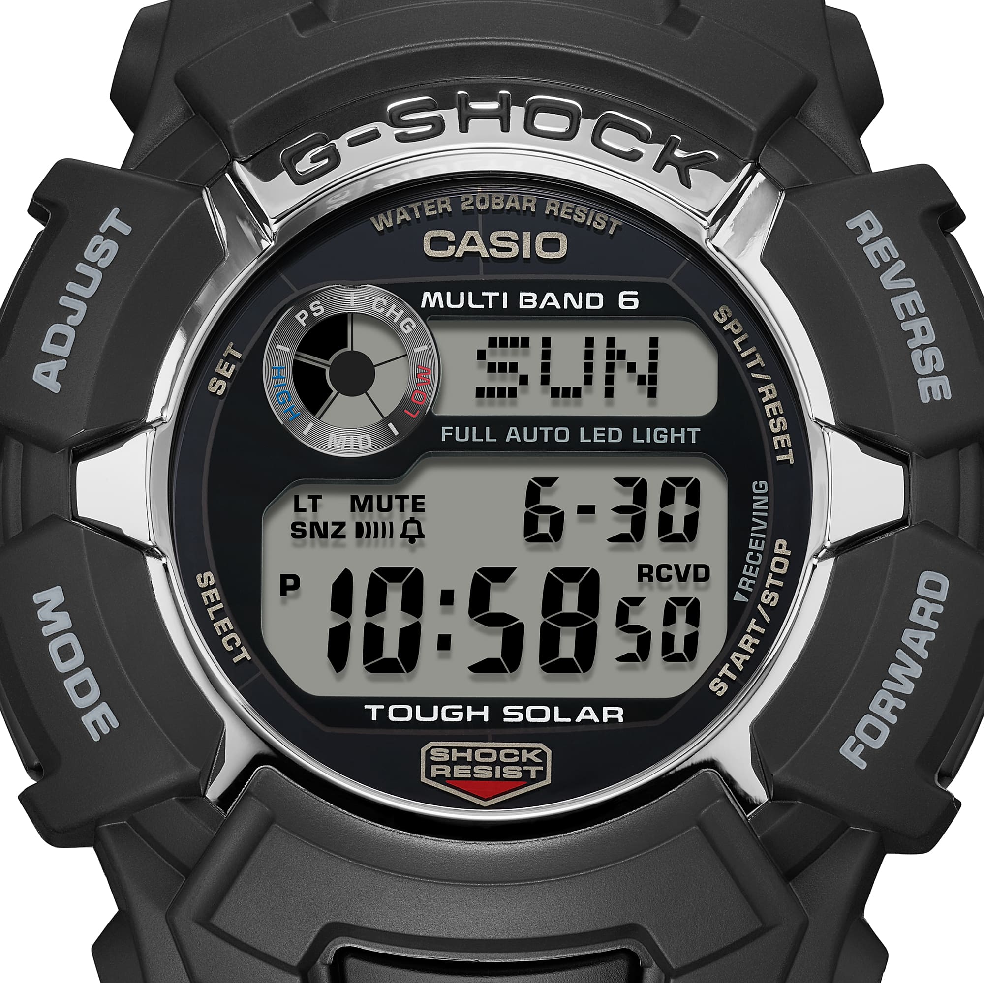 GW2310U-1 | G-SHOCK DIGITAL Silver | CASIO
