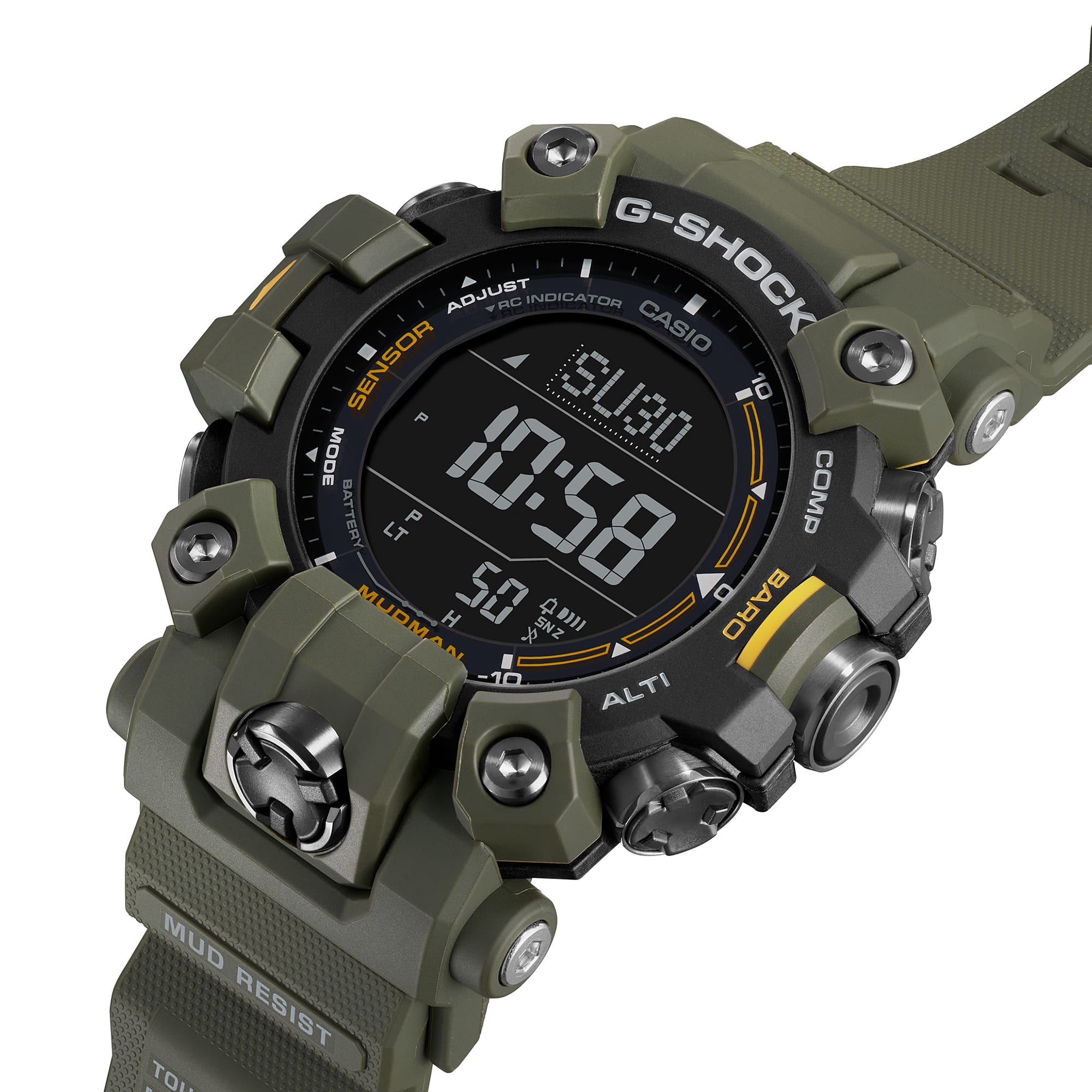 GW9500-3 | G-SHOCK Dark Green + Black Master of G Mudman Watch | CASIO