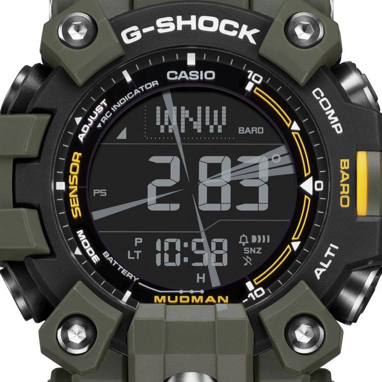GW9500-3 | G-SHOCK Dark Green + Black Master of G Mudman Watch | CASIO