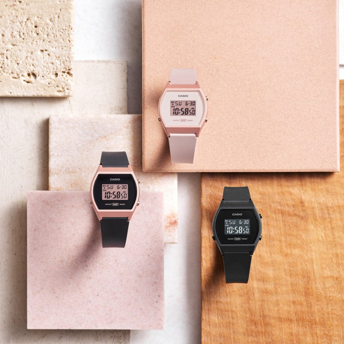 LW204-4A | Rose Gold Digital Watch | CASIO