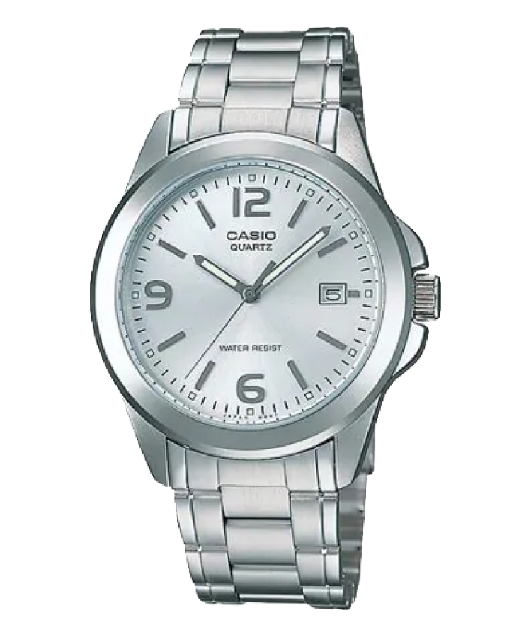 MTP1215A-7A | Silver Analog Men's Water Resistant Watch | CASIO
