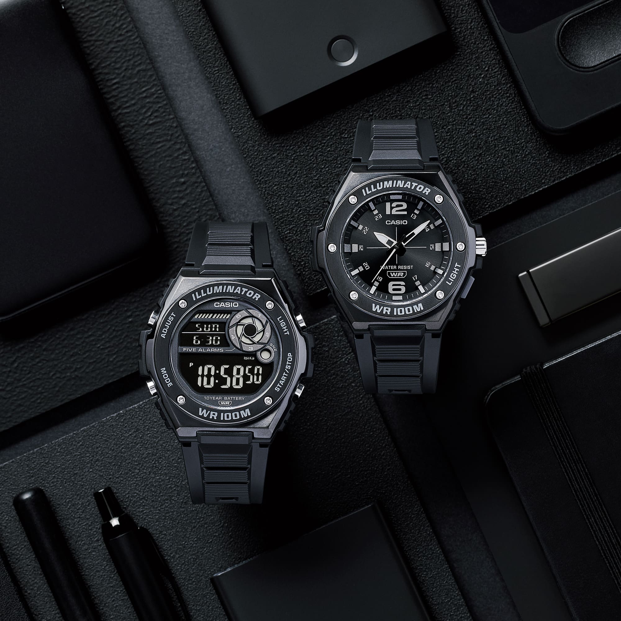 MWD100HB-1BV | STANDARD Black | CASIO