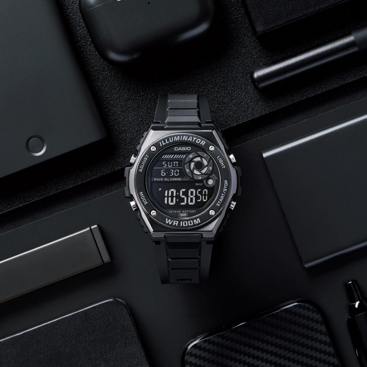 MWD100HB-1BV | STANDARD Black | CASIO