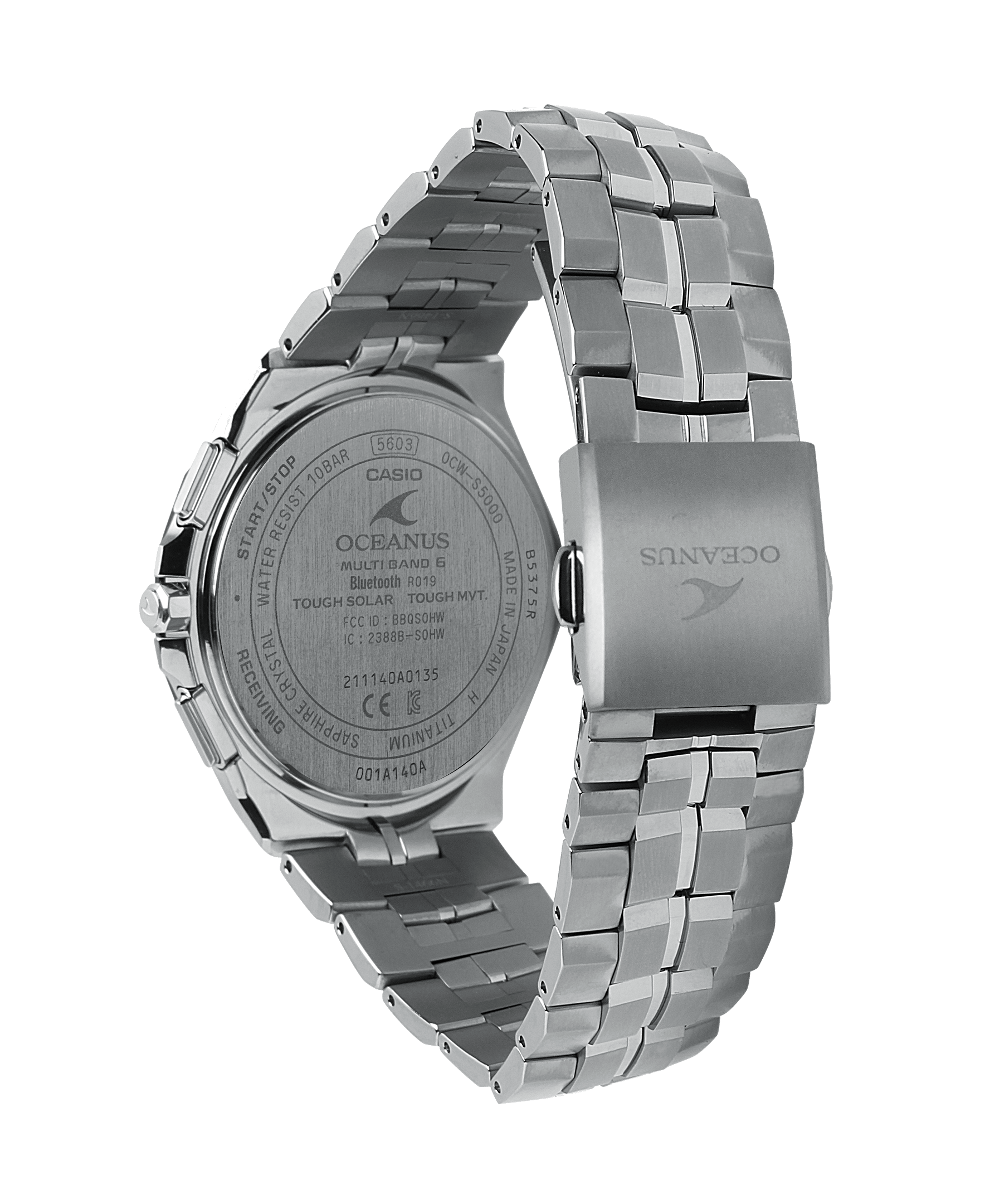 OCWS5000APA2 | Silver Watch - Oceanus | CASIO