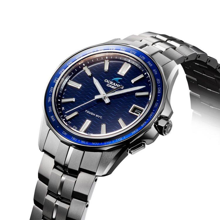 OCWS400-2A | OCEANUS Manta Blue, Light blue | CASIO