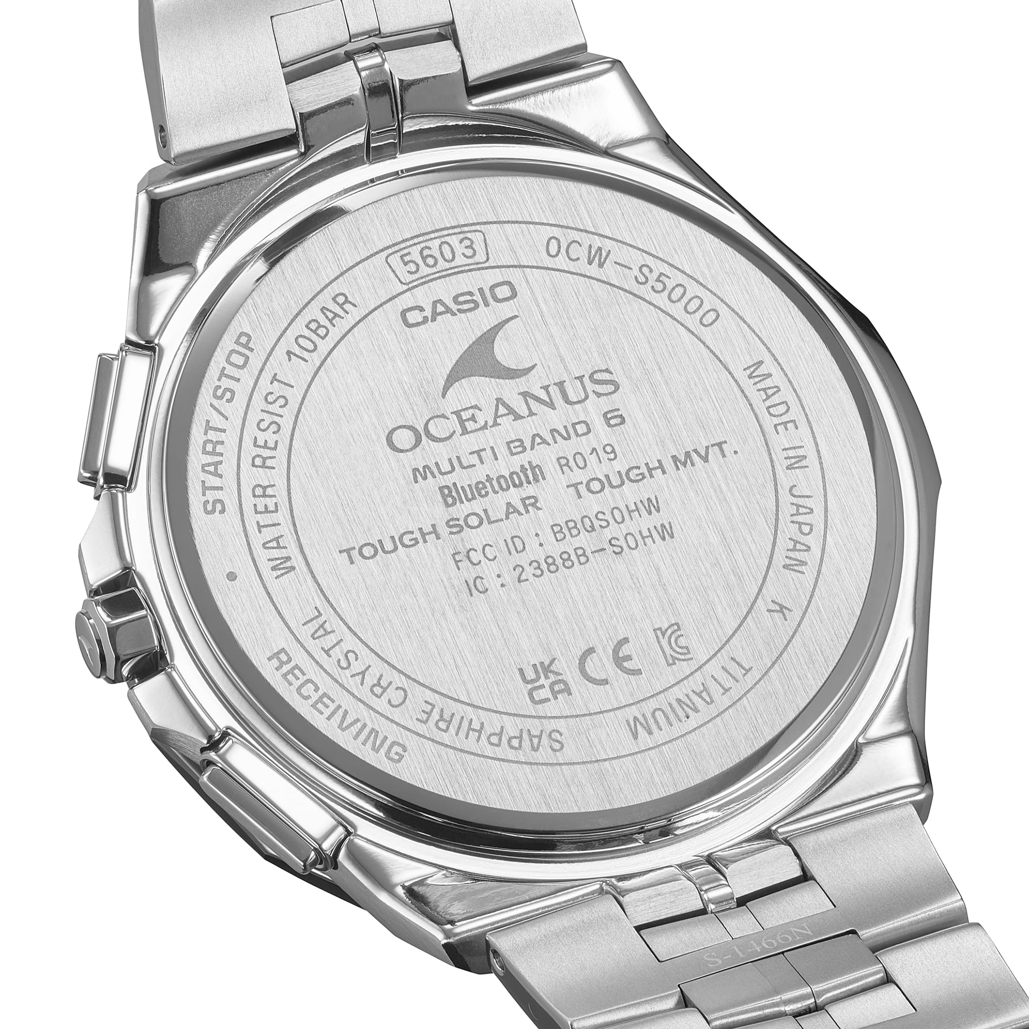 OCWS5000MB1A | OCEANUS Manta Blue, Light blue | CASIO