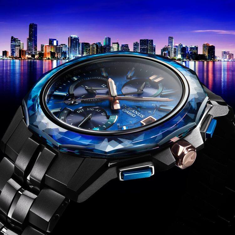 OCWS6000JC2A | OCEANUS Manta Black | CASIO