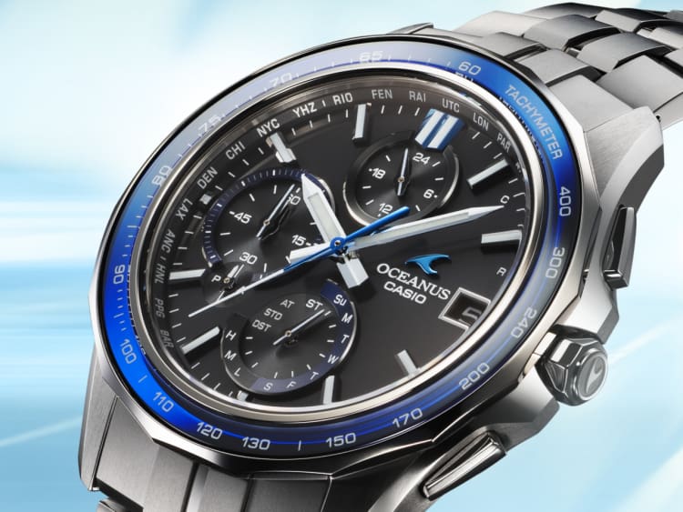 OCWS7000-1A | OCEANUS Manta Blue, Light blue | CASIO