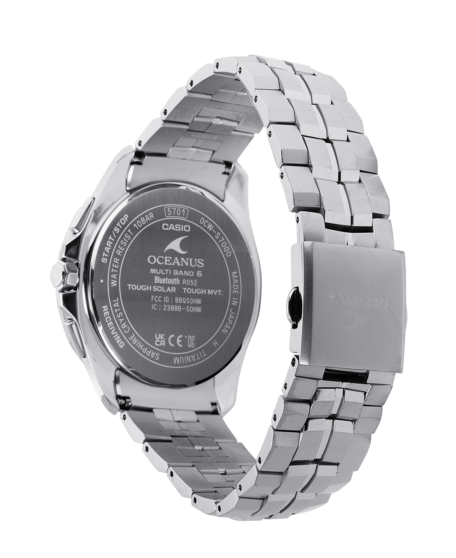 OCWS7000D-7A | OCEANUS Manta Blue, Light blue | CASIO