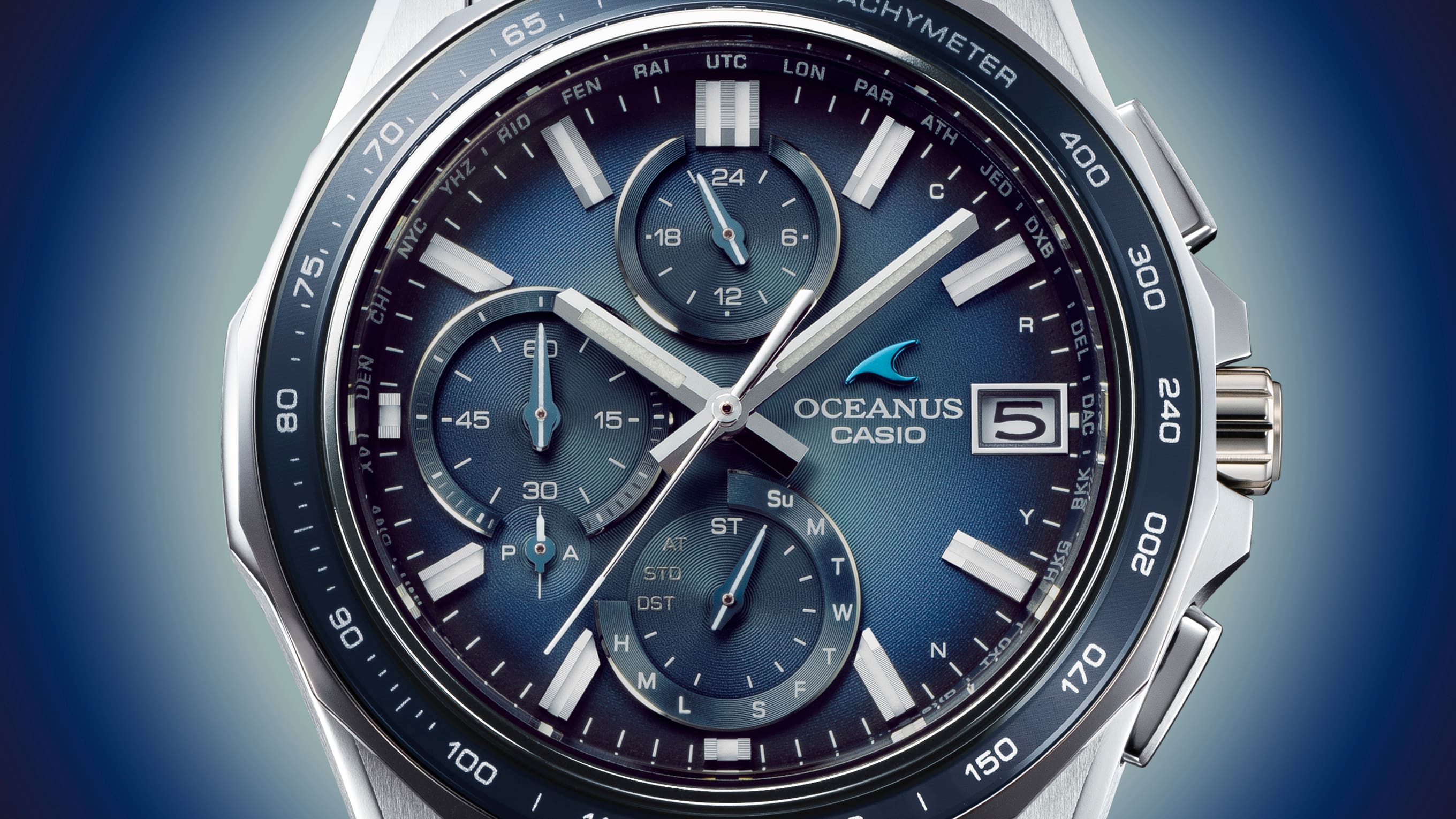 OCWS7000RA2A | OCEANUS Manta Blue, Light blue | CASIO