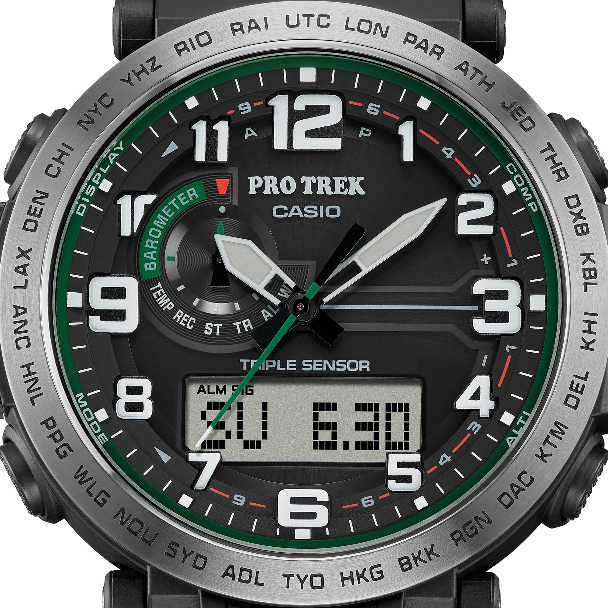 PRG601-1 | PRO TREK PRG-600 Series Black | CASIO