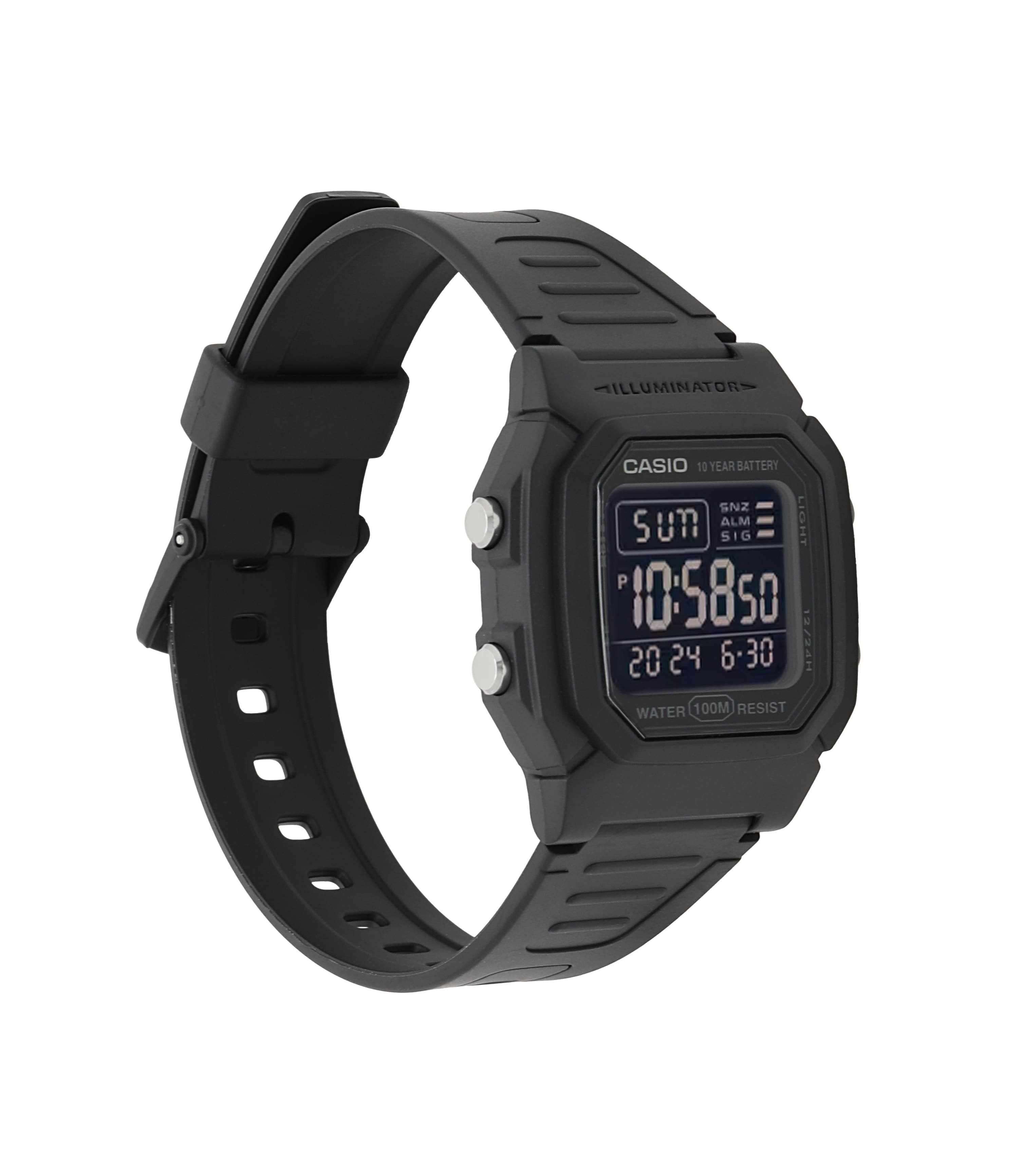 W800H-1BV | Black Digital Watch | CASIO