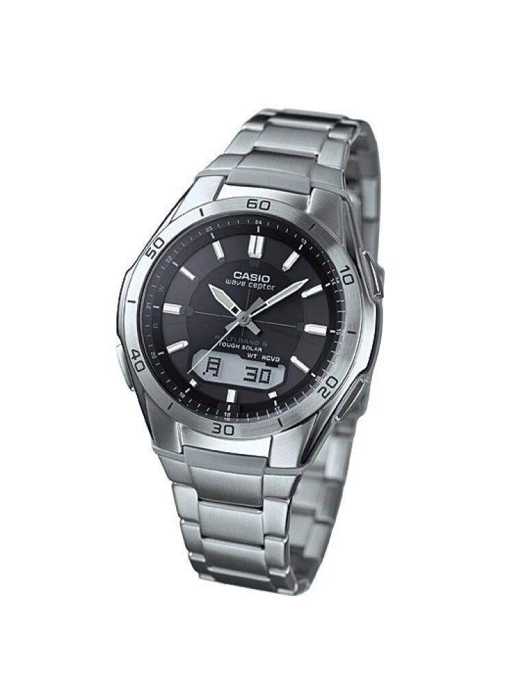 WVAM640D-1A | Silver Men's Solar Atomic Watch | CASIO